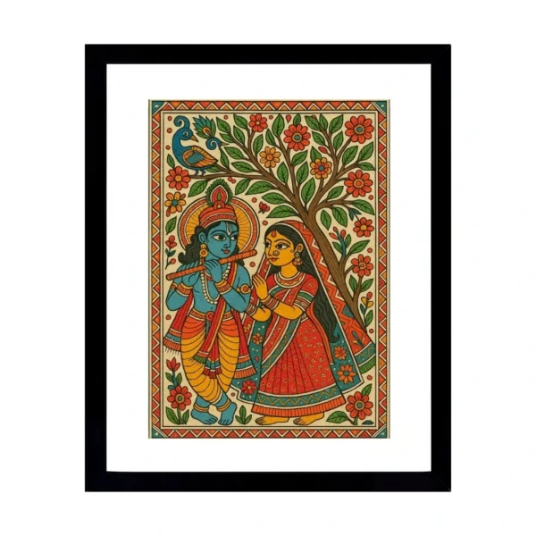 Krishna And Radha Under Tree – Incrediblearts